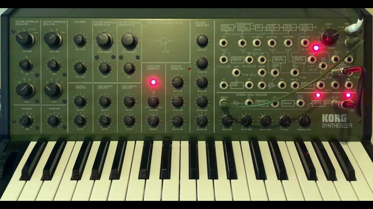 Korg MS-20 | 144th self-playing patch #2WireChallenge