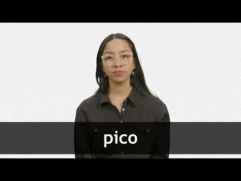 How to pronounce PICO in Latin American Spanish