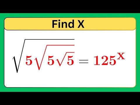 Nice Square Root Math Simplification | Find the value of X