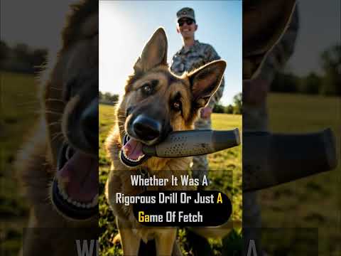 Behind the Scenes: An Army Dog's Secret Training | German Shepherd (Valor) in Action #shortfeed