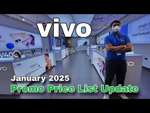 VIVO Promo Price List Update January 2025, Vivo X200 Series, Vivo V40 Series, Vivo Y Series