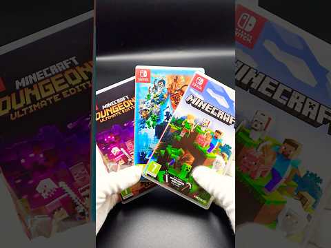 buying ALL Minecraft games for Nintendo switch | Minecraft games collection #minecraft #nintendo