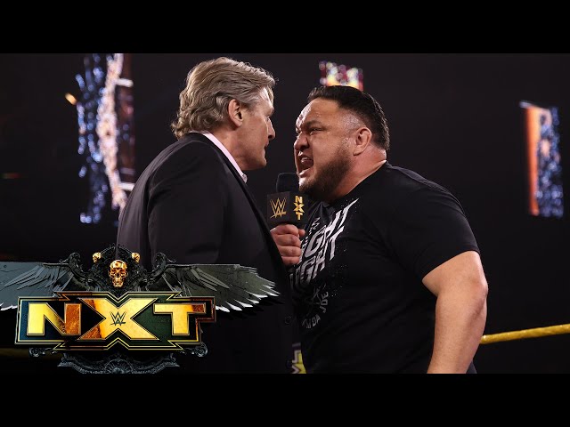 Samoa Joe Sends Warning To Nxt Champion Karrion Kross