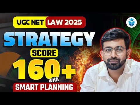 How to Score 160+ Marks in UGC NET Law? UGC NET Law Preparation 2025 | Vishal Sir