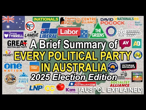 A Brief Summary of EVERY Political Party in Australia - 2025 Election Edition | AUSPOL EXPLAINED