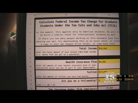 Grad Students Concerned How GOP Tax Plan Could Impact Their Returns
