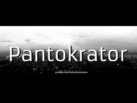 How to pronounce Pantokrator in German