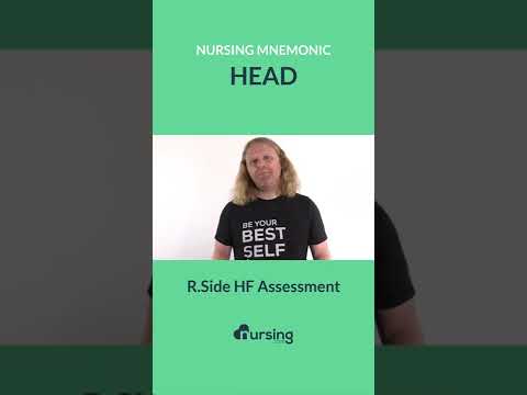 Nursing mnemonic for r side hf: head