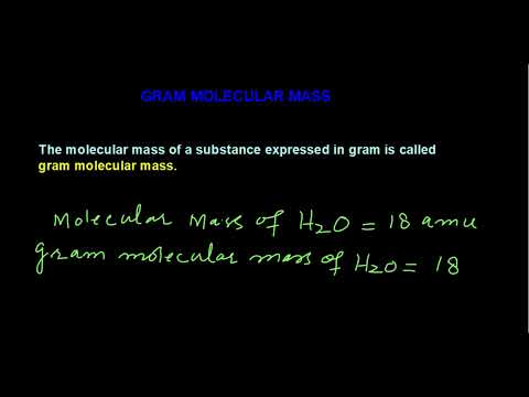 Gram atomic mass, Gram molecular mass , Gram formula mass