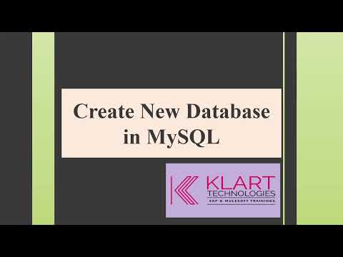 MYSQL | How to Create New DATABASE | How to Create TABLE(data) in MySQL Server using MySQL Workbench