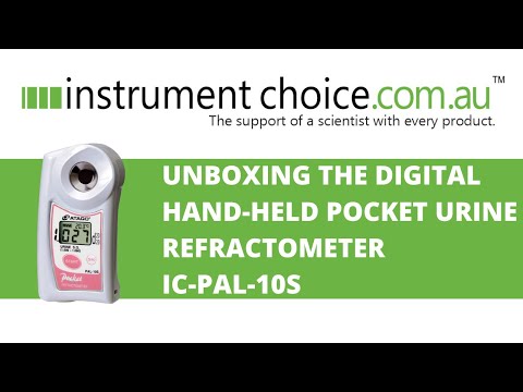 Unboxing The Digital Hand-Held Pocket Urine Refractometer - IC-PAL-10s