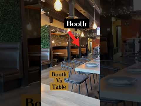 English at a restaurant// are you a booth person or a table person #vocabulary #speakfluentenglish