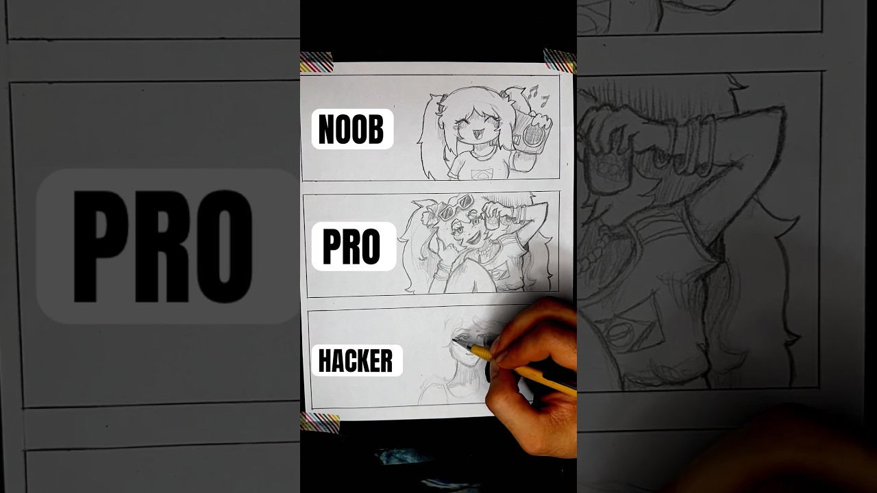 Brazilian Hatsune Miku 🇧🇷 #draw #noob #pro #hatsunemiku #brazilian #desenho #challenge