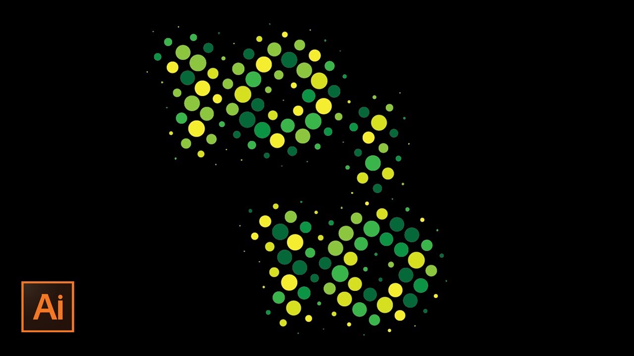 Halftone Text Effect in Adobe Illustrator - DesignMentor