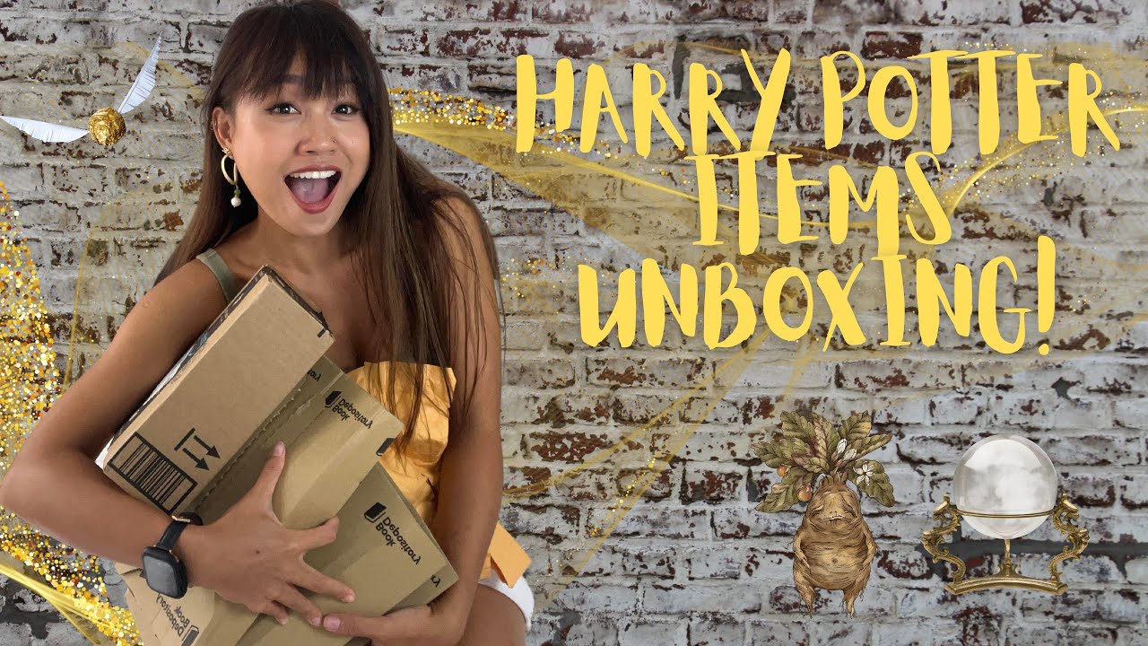 WIZARDING WORLD OFFICIAL HARRY POTTER UNBOXING | MANDRAKE, DIVINATION BALL, GOLDEN SNITCH, QUIDDITCH