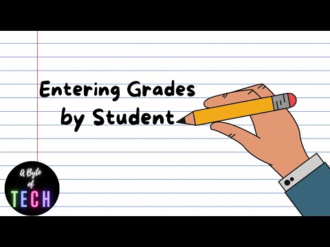 Entering Grades by Student