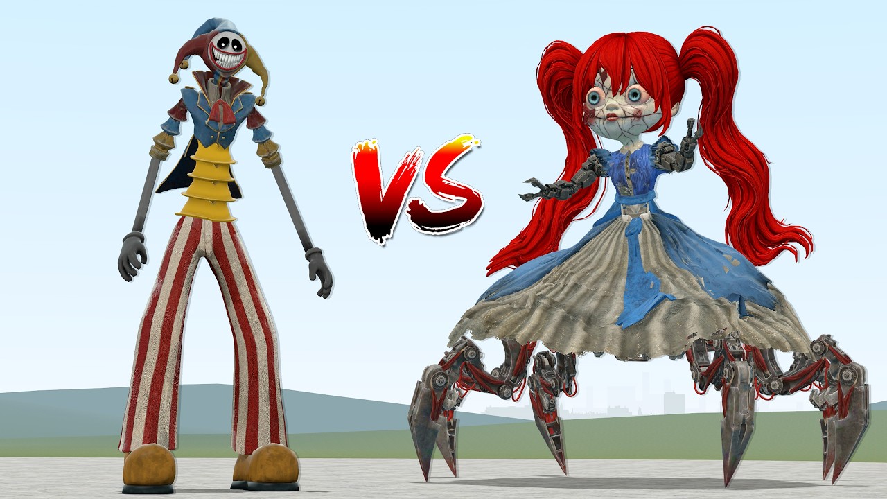 NEW PROTOTYPPE JOY FLASHBACK VS NEW POPPY PROTOTYPE POPPY PLAYTIME CHAPTER 5 in Garry's Mod