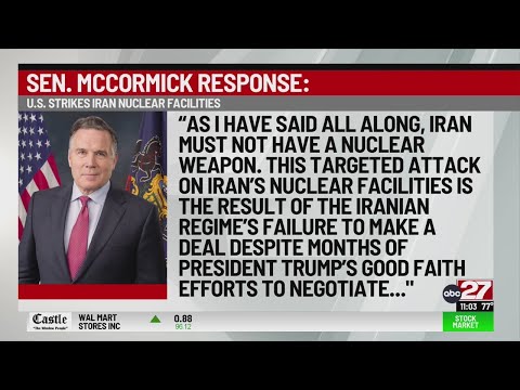 Pennsylvania Senate delegation responds to U.S. strikes on Iran
