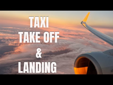 Taxi , Take Off and Landing - Day Take off from Manaus Brazil