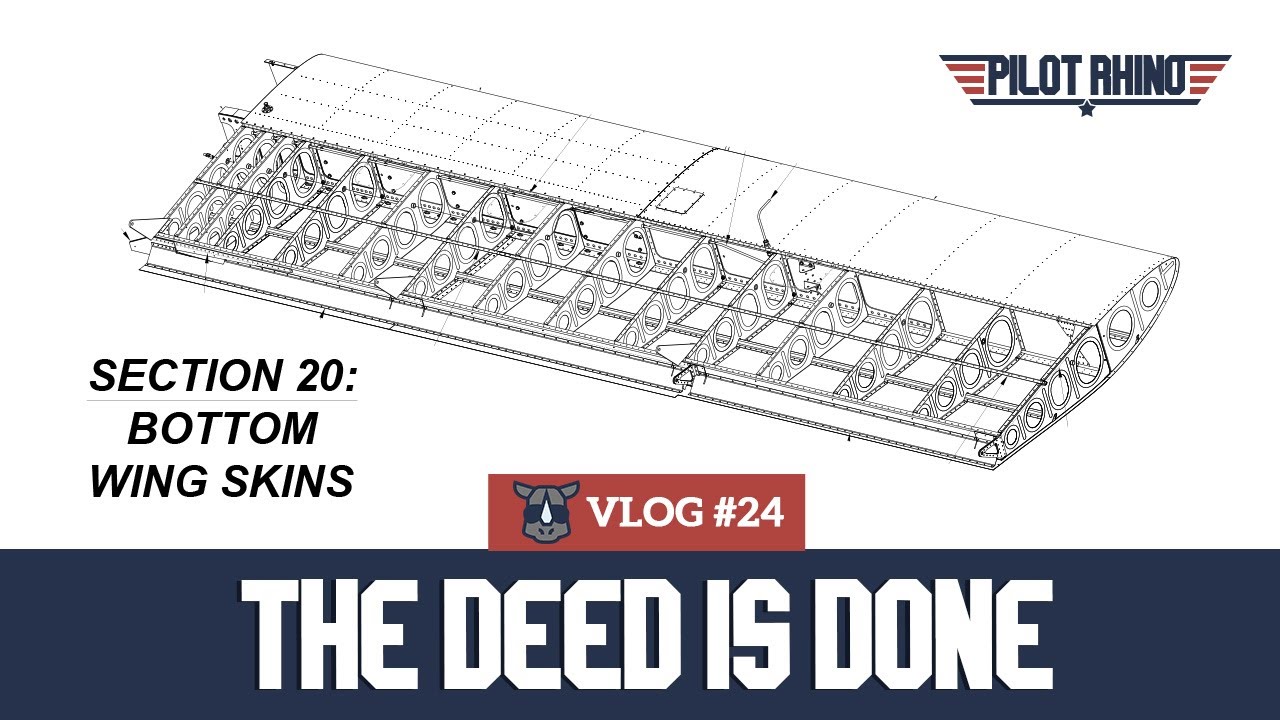 Aviation: Vans RV Aircraft - RV10 Build 24 - Wing Bottom Skins