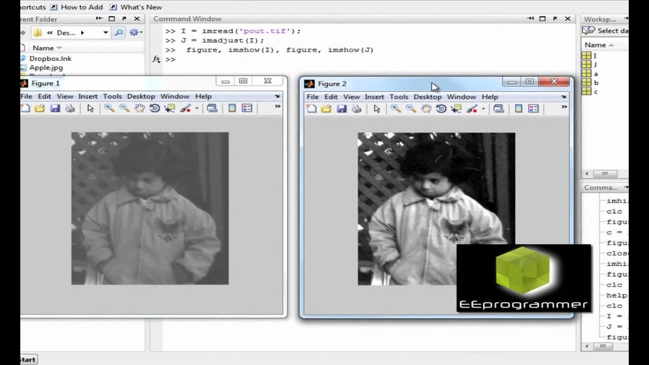 MATLAB tutorial: Image Processing Basic (6 functions in 4 mins)