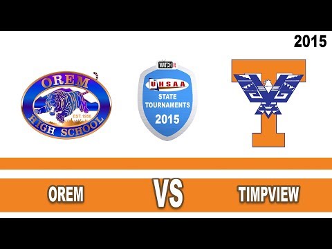 4A Boys Basketball: Orem vs Timpview High School UHSAA 2015 State Tournament Quarterfinals