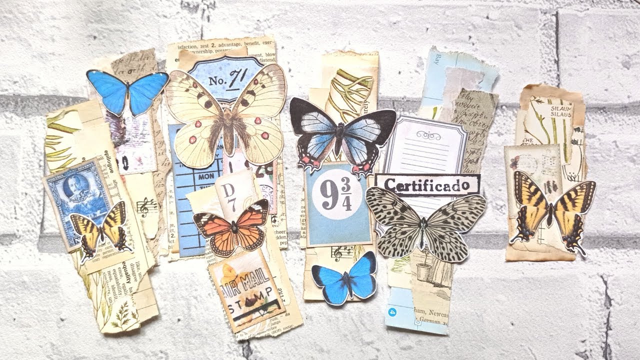 Side Clusters For Junk Journals - #msscrapbusters