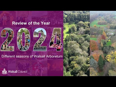 Different seasons of Walsall Arboretum | #ReviewOfTheYear