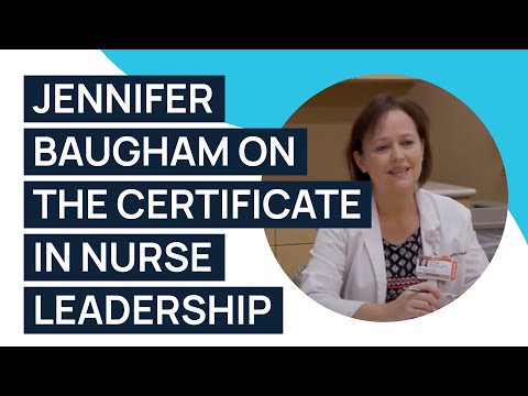 Jennifer Baugham on the Certificate in Nurse Leadership with Duke CE and DHGE