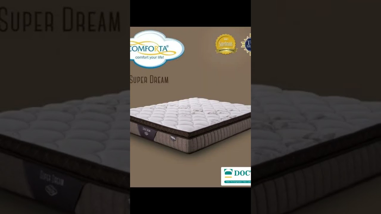 Promosi Terbatas !! Comforta Kasur Springbed Super Dream Full Set   Matras Only Diskon 40% + 15%