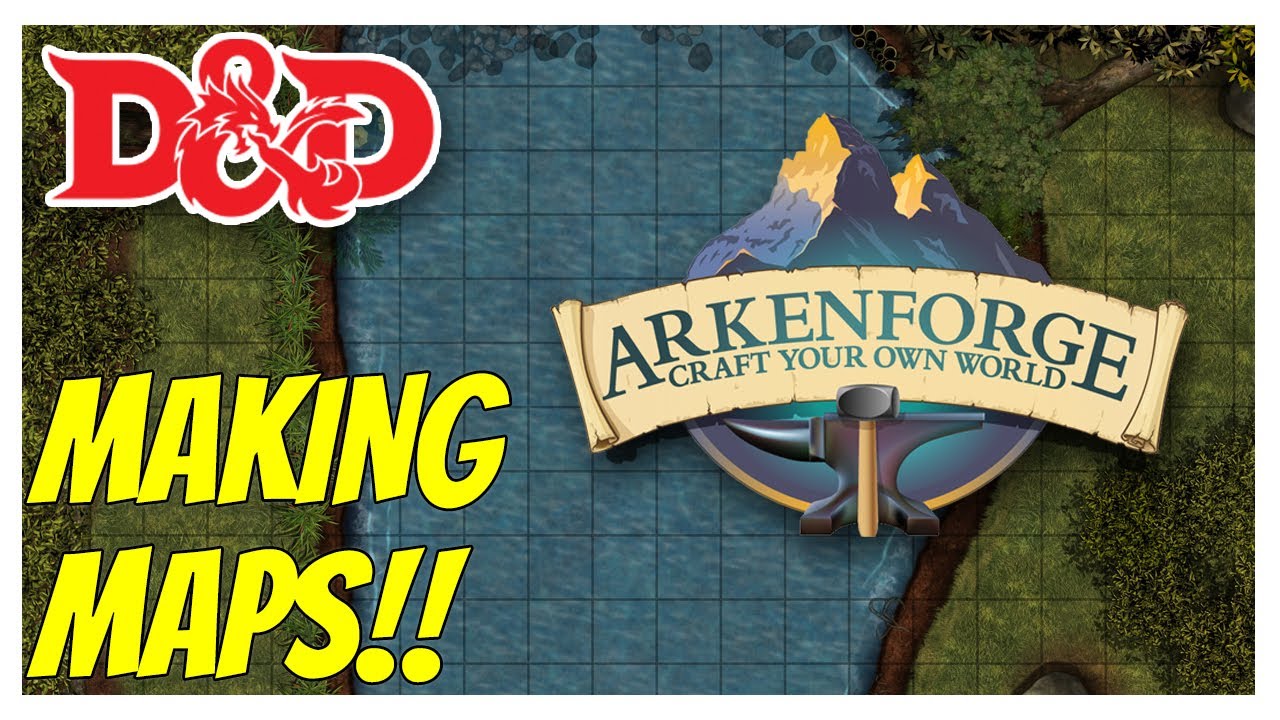 Creating maps with Arkenforge | Dungeons & Dragons | VTT software | Animated Maps | D&D | TTRPG