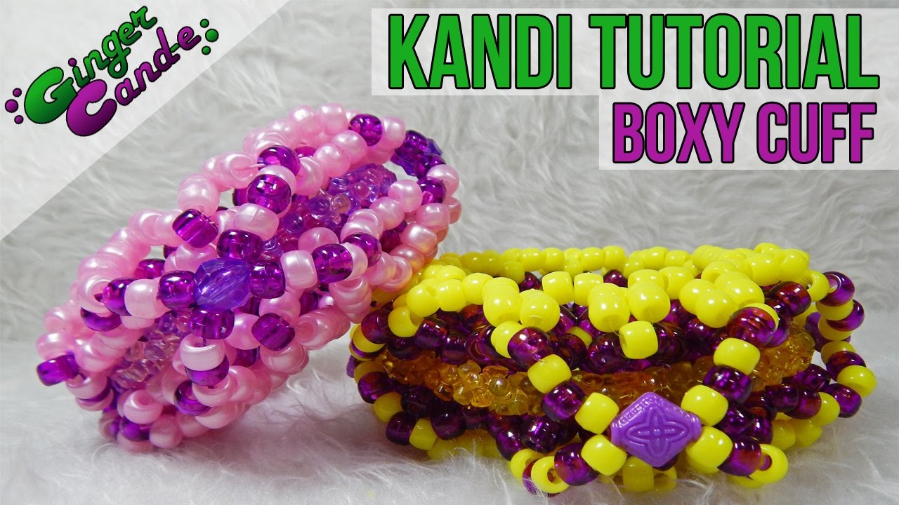 Boxy Cuff - [Kandi Tutorial] | @GingerCandE