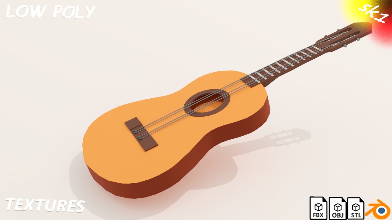 guitar(part 2) | CGTrader