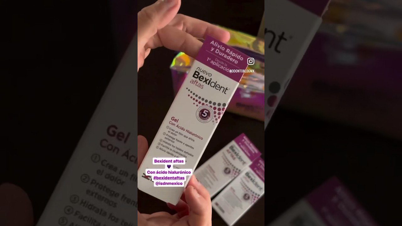 Bexident aftas con ácido hialurónico #shorts #bexidentaftas #isdin #isdinmexico #aftas #odontologia
