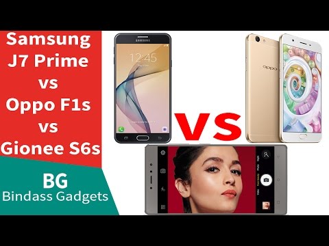 Samsung J7 Prime vs Oppo F1s vs Gionee S6s - Full Comparison with Specifications