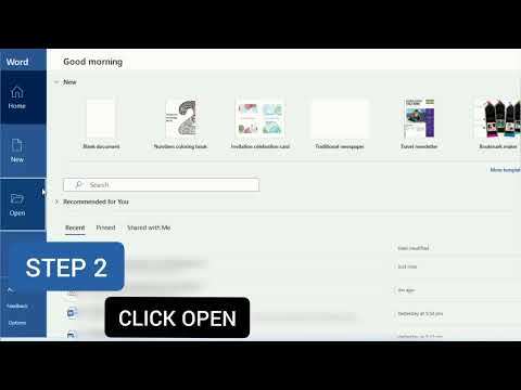 How to convert PDF to Word using MS 365