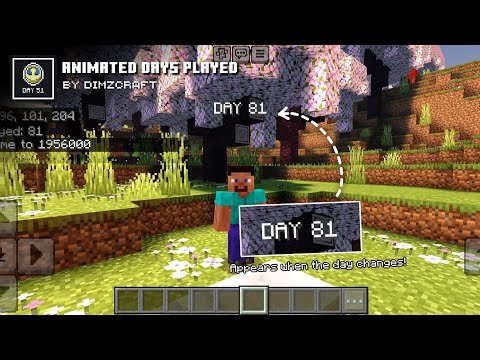 Animated Days Played - Minecraft Bedrock Texture Packs - CurseForge