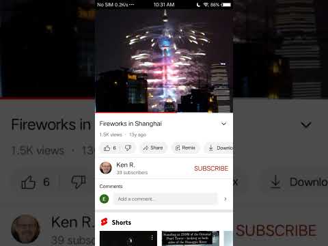 oriental pearl tv tower fireworks