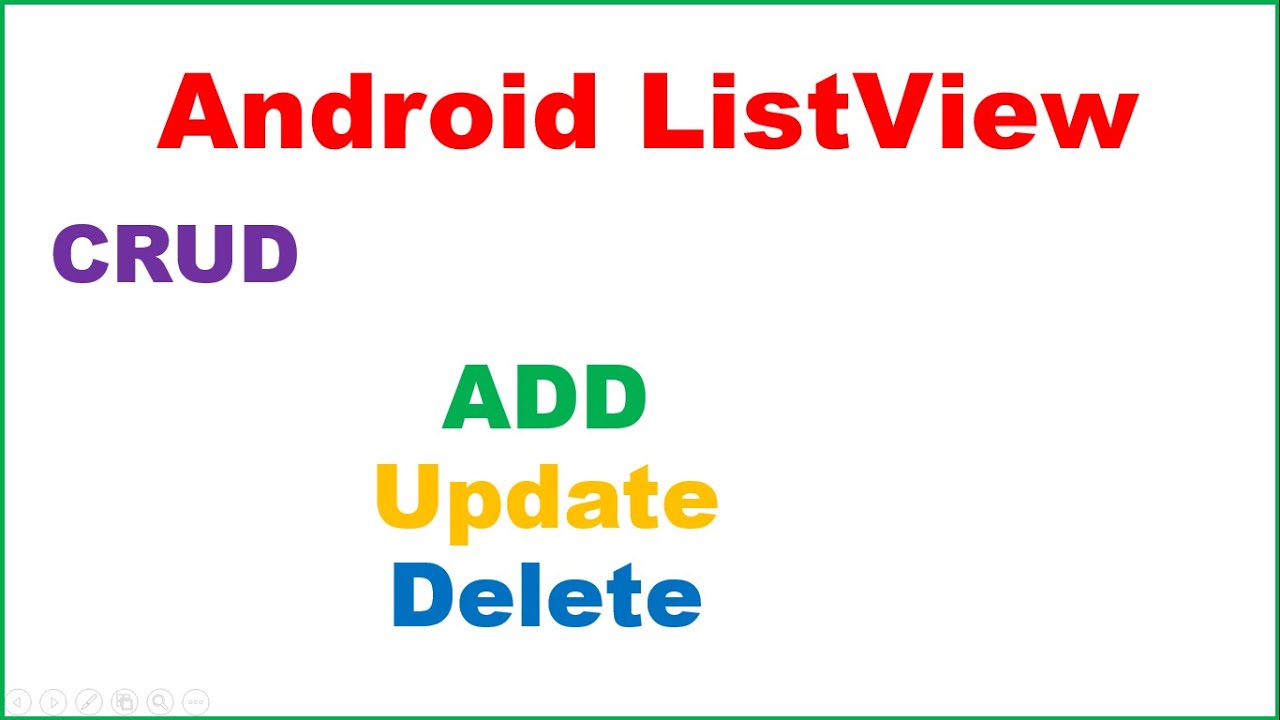 Android ListView Ep.02 - ArrayList and Basic CRUD