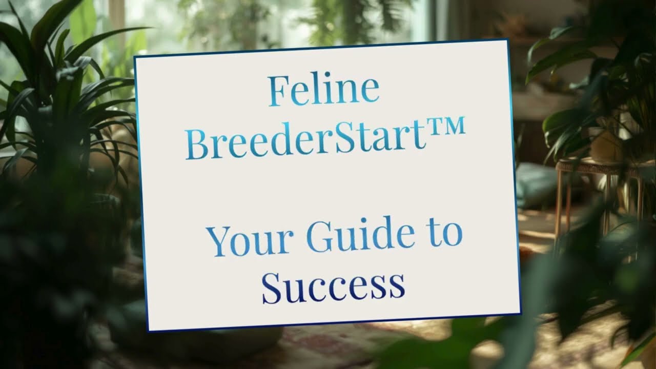 Feline BreederStart™ Tutorial | The Complete Cattery Management Tool for Cat Breeders