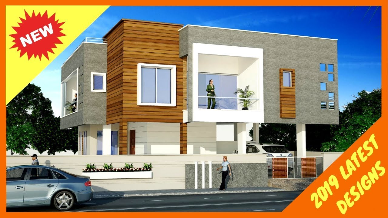 30 Beautiful Modern House Front Elevation Designs 2019  | Double Floor- Plan N Design Pro