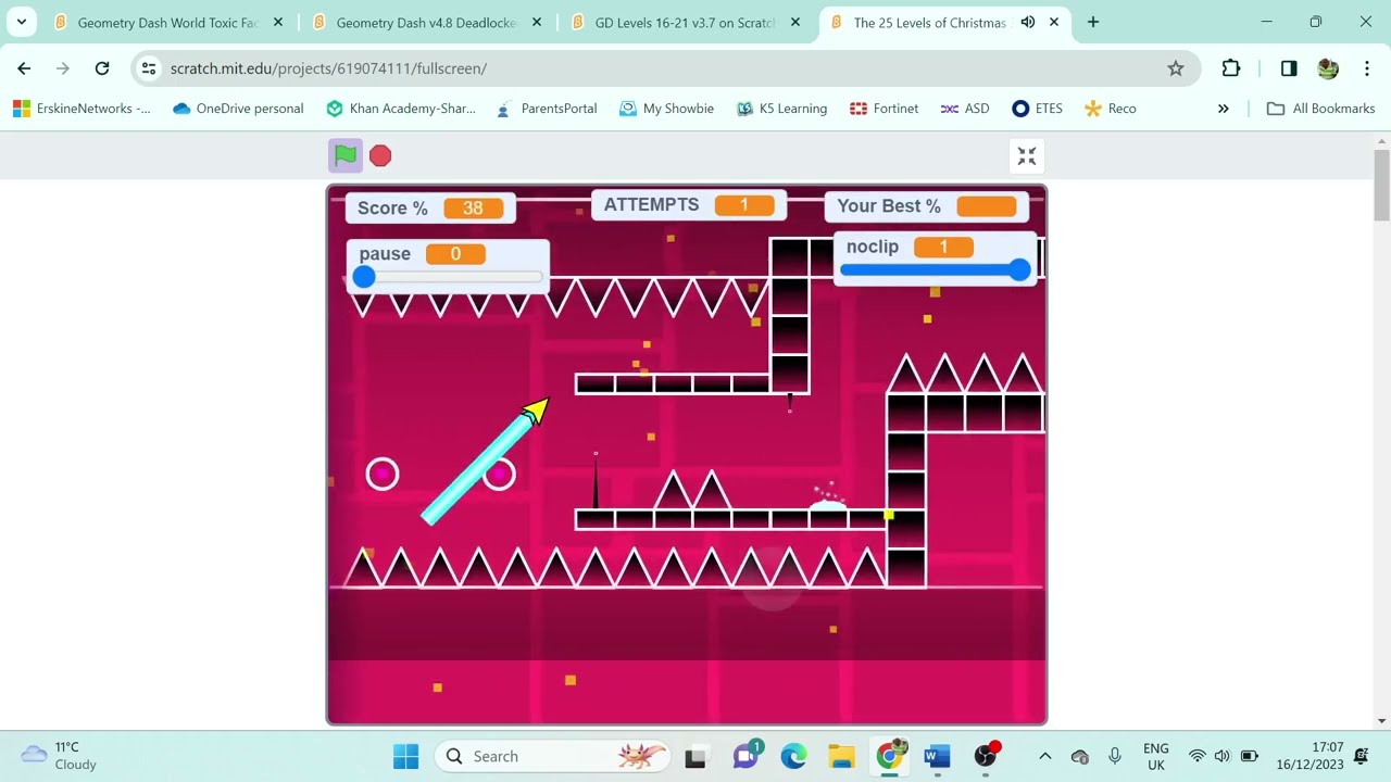 Geometry Dash Scratch Wave: How has it changed over time?