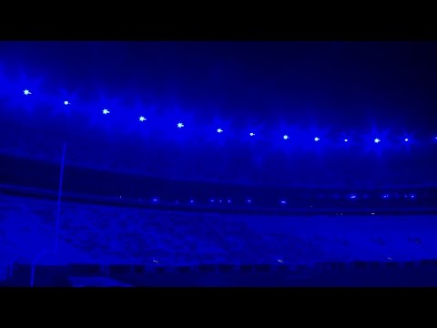 Bryant-Denny Stadium goes blue in honor of fallen Tuscaloosa officer