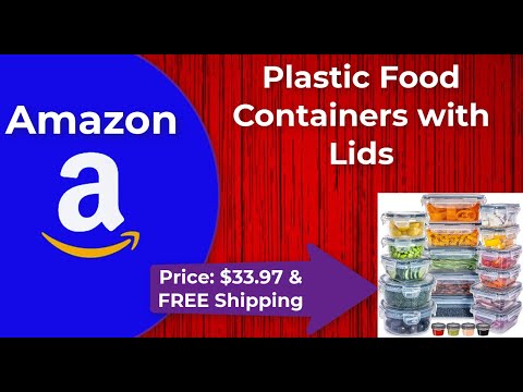 Plastic Food Containers with Lids