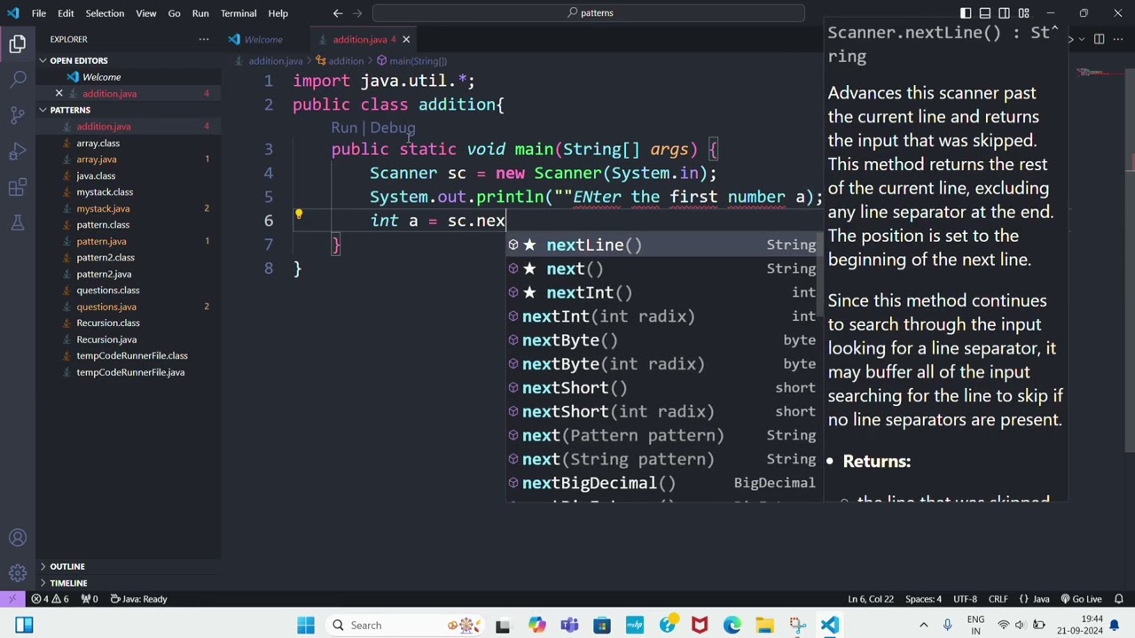 Adding two Integers in java by Code for Saas @CodeforSaas