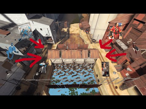 Steam Community :: Video :: how to get on 2fort bridge as spy and pyro