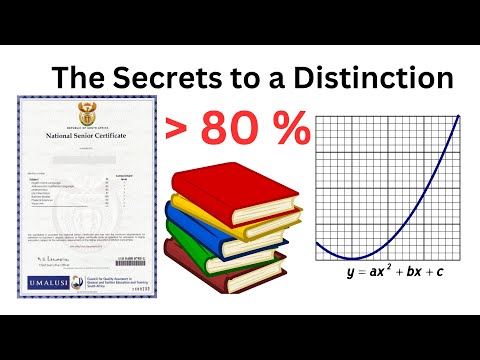5 Things On How To Get A DISTINCTION In Grade 12 Maths | Study Tips