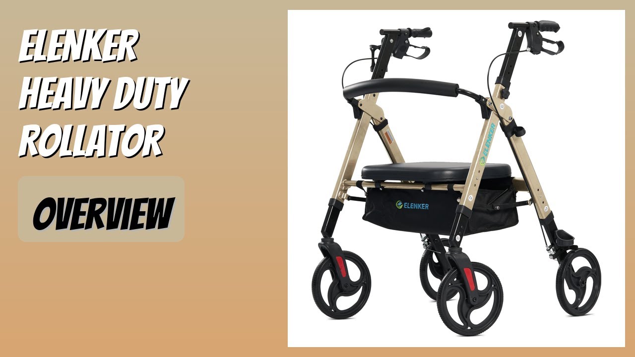 REVIEW (2026): ELENKER Heavy Duty Rollator. Features
