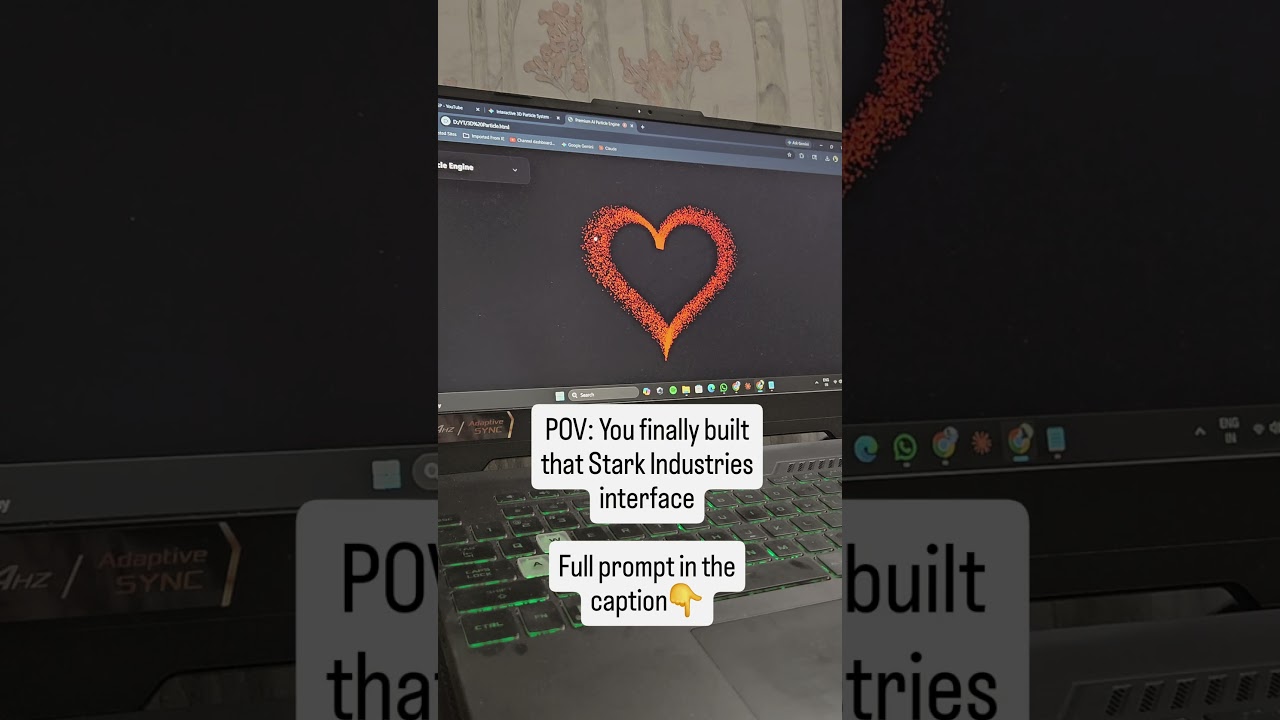 POV: You finally built that Stark Industries interface #viral #shorts #creativecoding #webdev