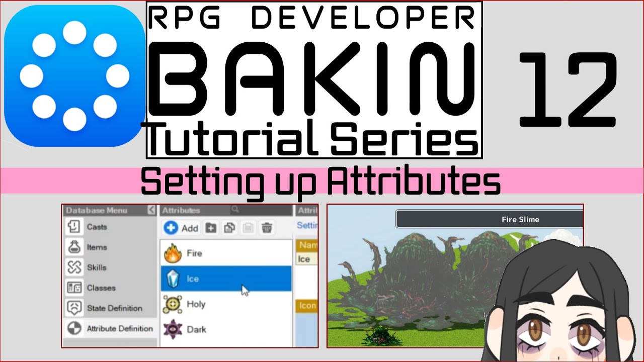 Getting Started in RPG Developer BAKIN: Setting up Attributes